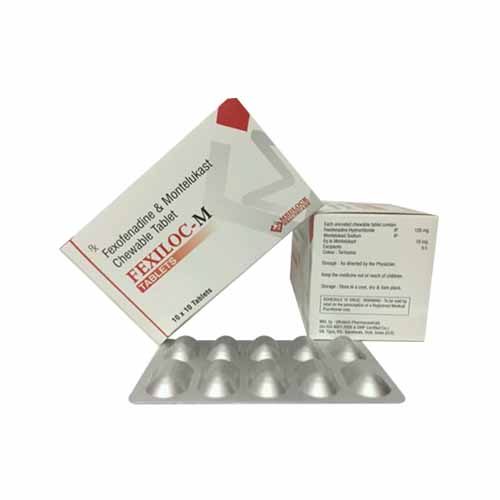 FEXILOC-M | FEXOFENADINE 120 MG + MONTELUKAST 10 MG TABLET MANUFACTURER ...
