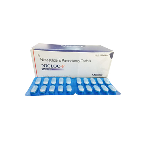 NICLOC-P | NIMESULIDE 100MG+ PARACETAMOL 325MG TABLET