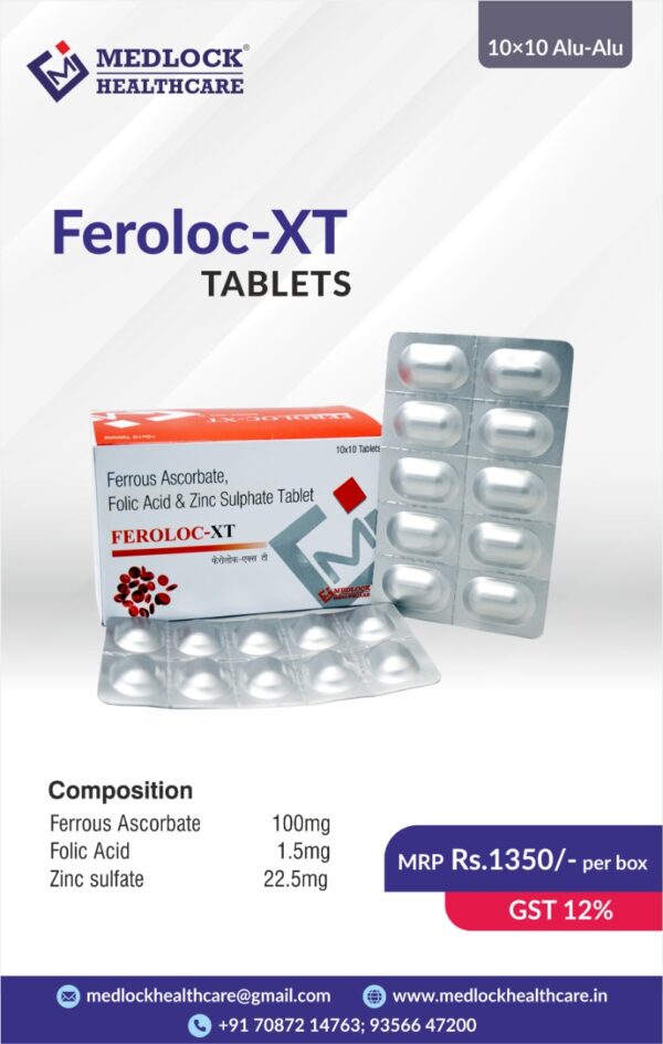 FERROUS FOLIC ACID ZINC TABLET Manufacturer | Supplier | Franchise