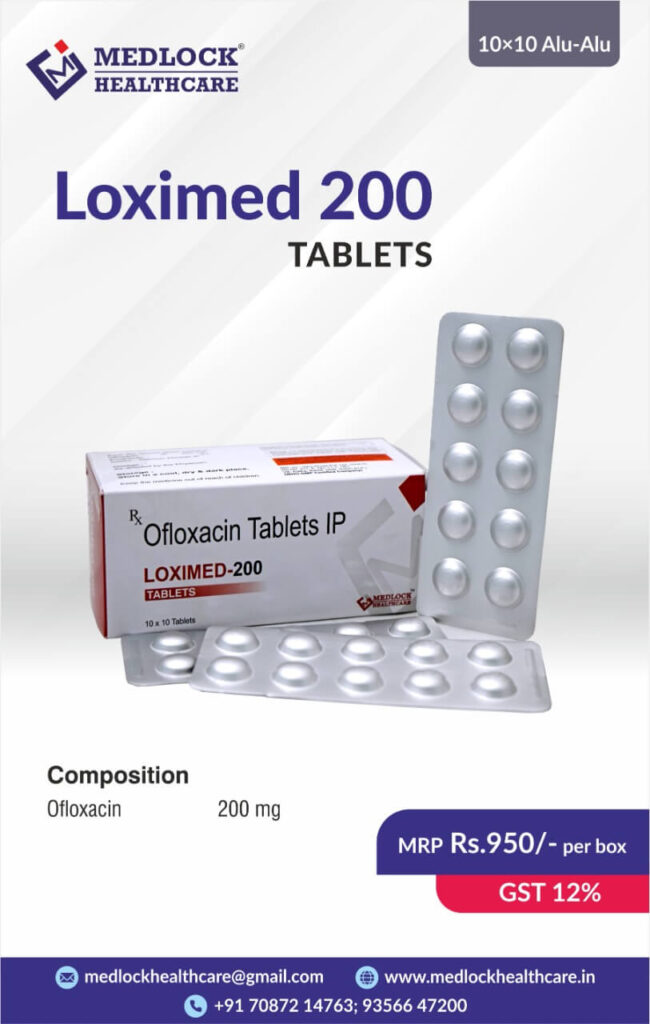 OFLOXACIN 200MG TABLET Manufacturer | Supplier | Franchise