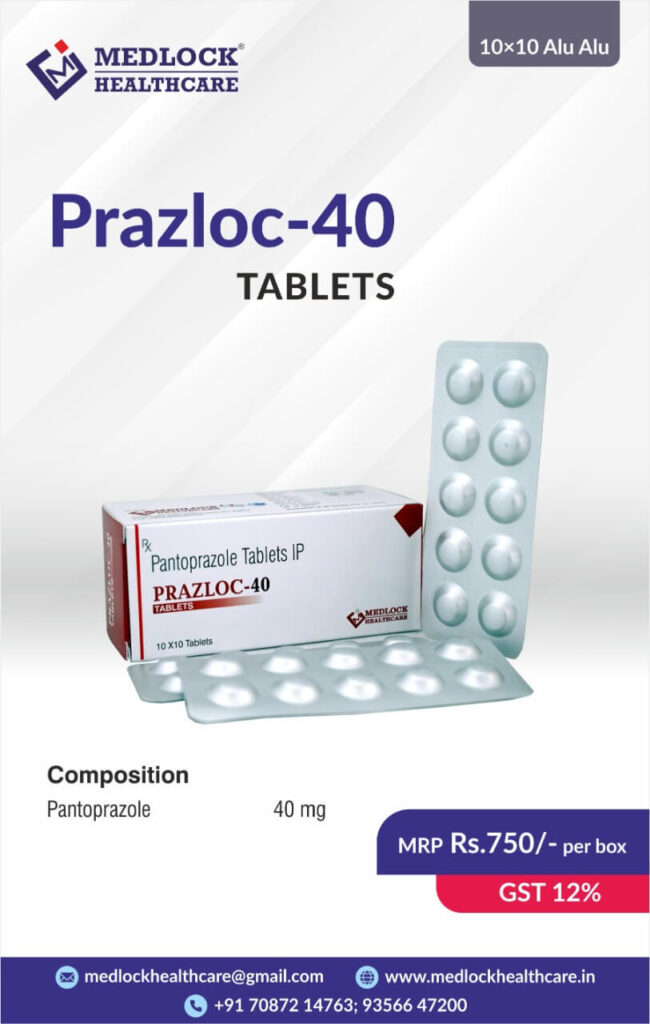 Pantoprazole 40 MG Tablets | Manufacturer | Supplier | Franchise