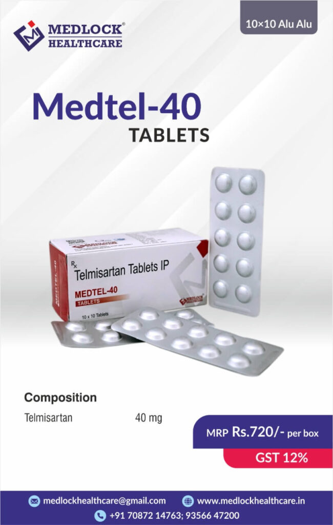 TELMISARTAN 40MG TABLET MANUFACTURER | SUPPLIER | FRANCHISE