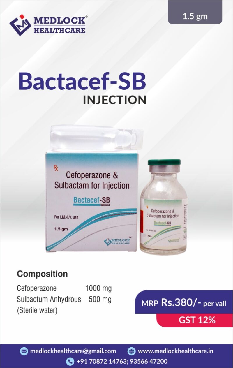 Cefoperazone and Sulbactum Injection Manufacturer | Supplier | Franchise