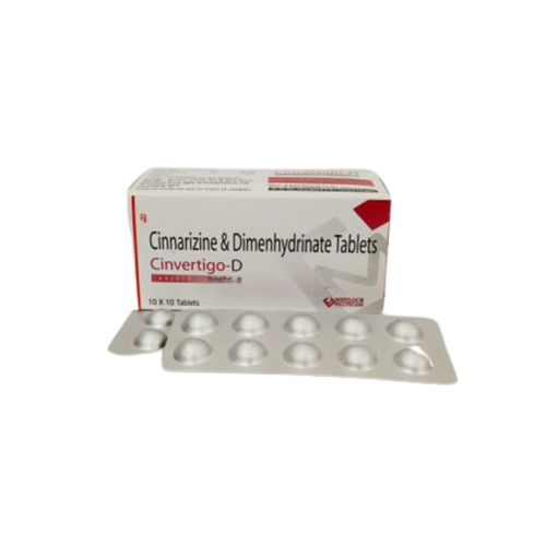 CINVERTIGO D | Cinnarizine & Dimenhydrinate Tablets Manufacturer & Supplier