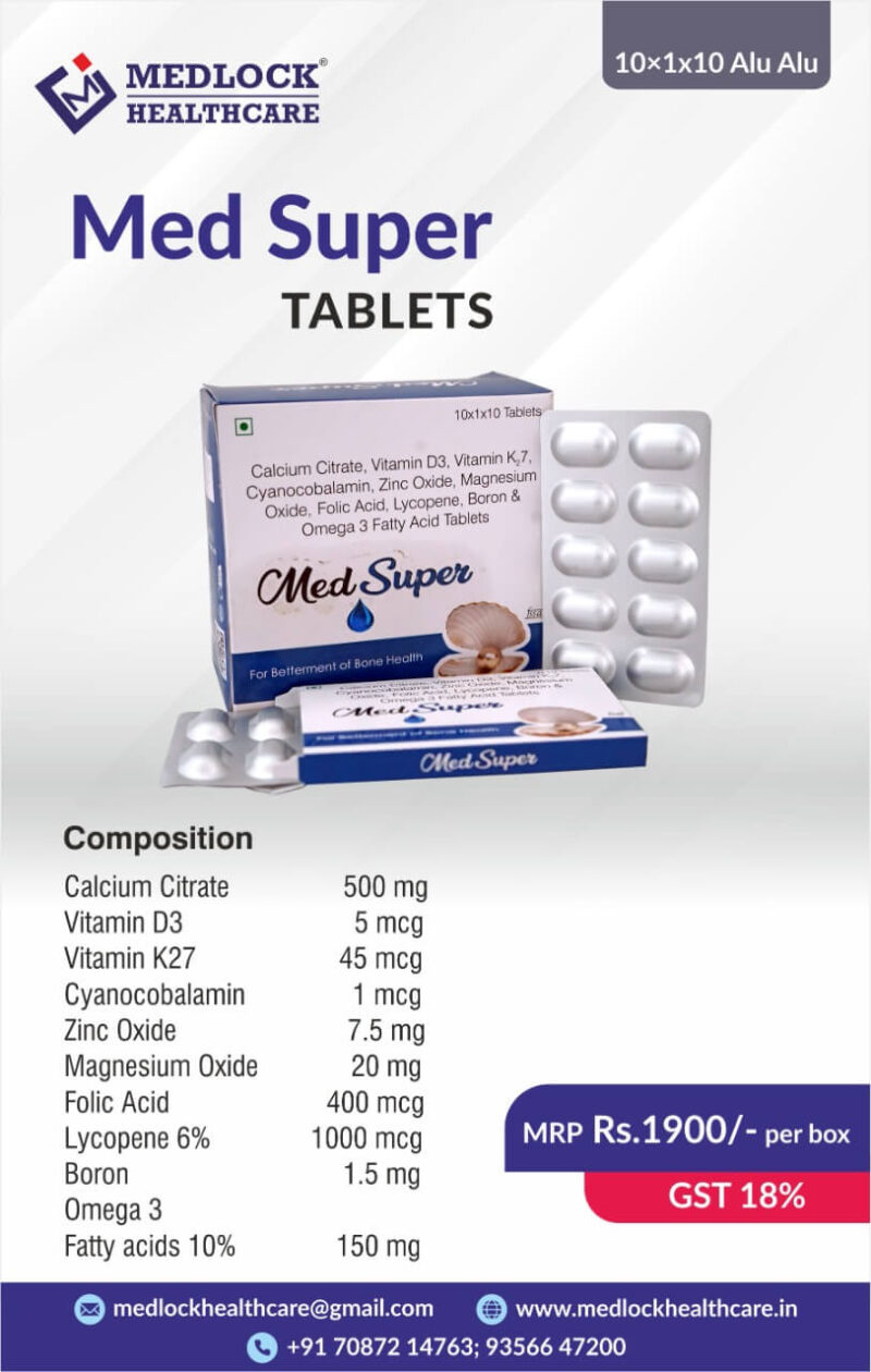 Calcium, Calcitriol, Vitamin, Methylcobalamin, Zinc Oxide Tablet ...