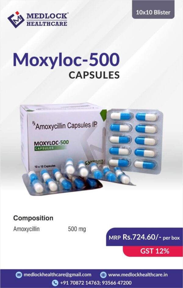 Amoxicillin 500mg Capsules Manufacturer | Supplier | Franchise