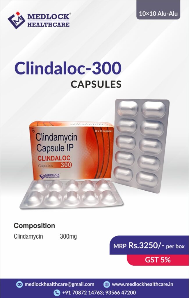 Clindamycin Capsule IP| Manufacturer | Supplier | Franchise