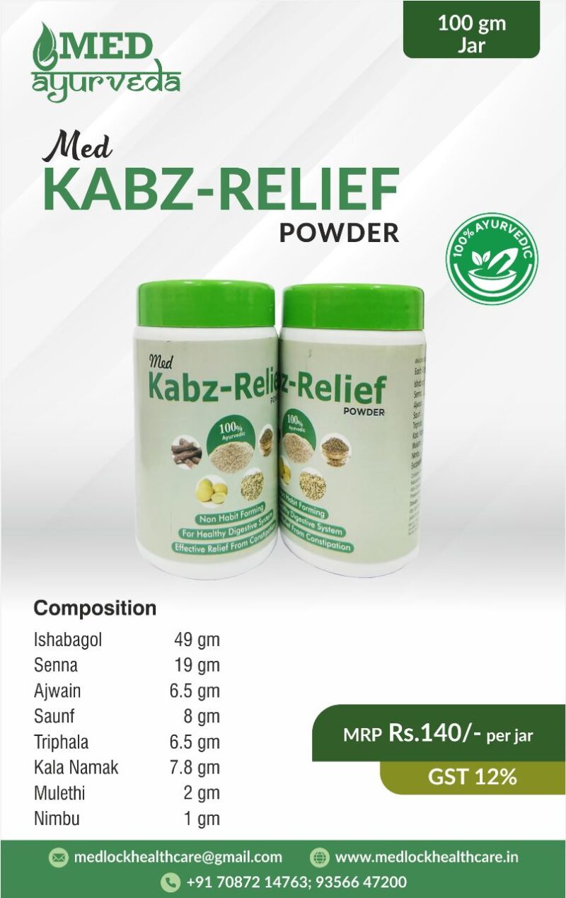 MED KABZ- RELIEF POWDER MANUFACTURER | SUPPLIER | FRANCHISE